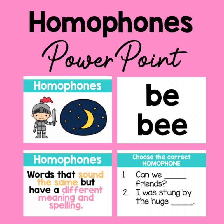 Homophones PowerPoint – Teachie Tings – Time-Saving Teacher Resources