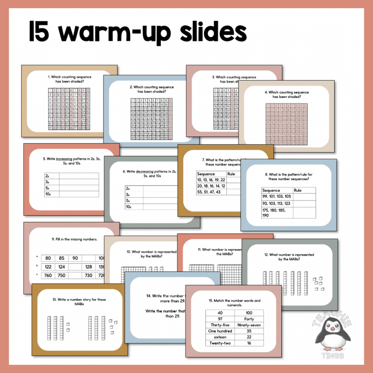 Year 2 Number and Place Value Warm-Up PowerPoint – Teachie Tings – Time ...