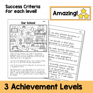 Prep HASS Mapping Our School Bump It Up Wall – Teachie Tings – Time ...