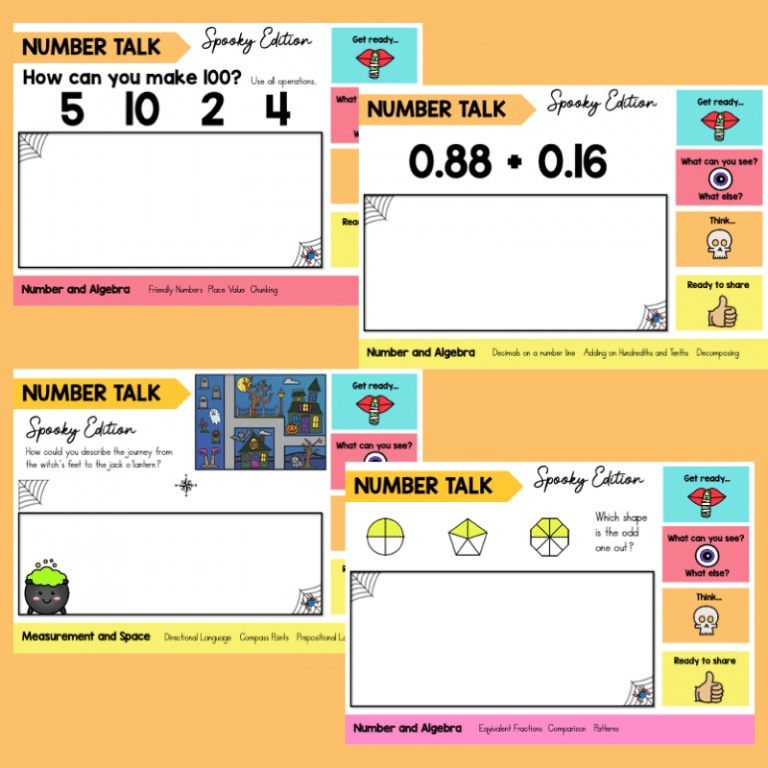 Year 4 Spooky Number Talks – Teachie Tings – Time-Saving Teacher Resources