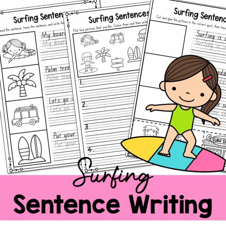 Surfing Sentences And Handwriting — Teachie Tings
