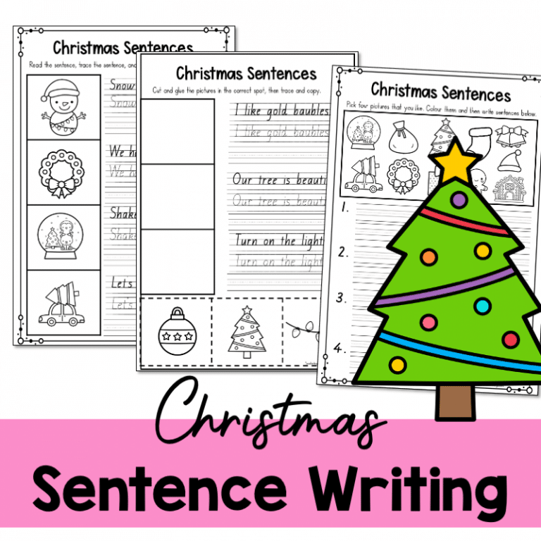 Christmas Sentences And Handwriting — Teachie Tings