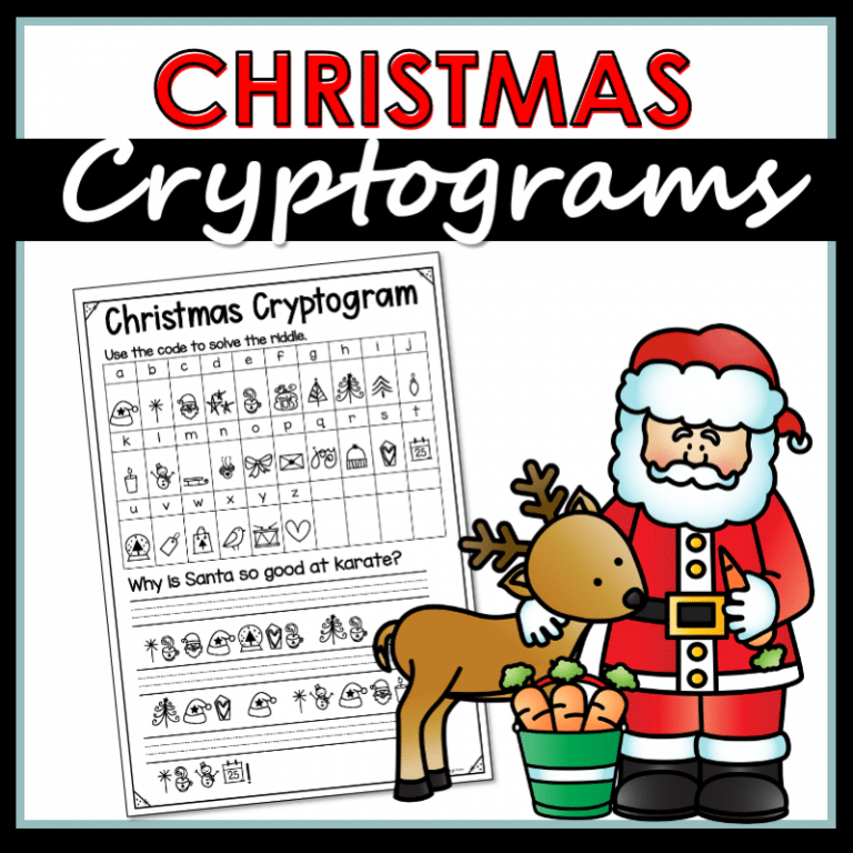 Christmas Cryptograms – FREEBIE! – Teachie Tings