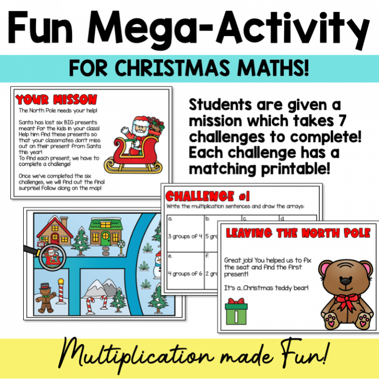 Christmas Maths Escape Room – Grade 3 Multiplication – Teachie Tings ...