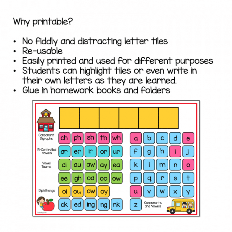 Back to School Word Work Mats – Teachie Tings – Time-Saving Teacher ...