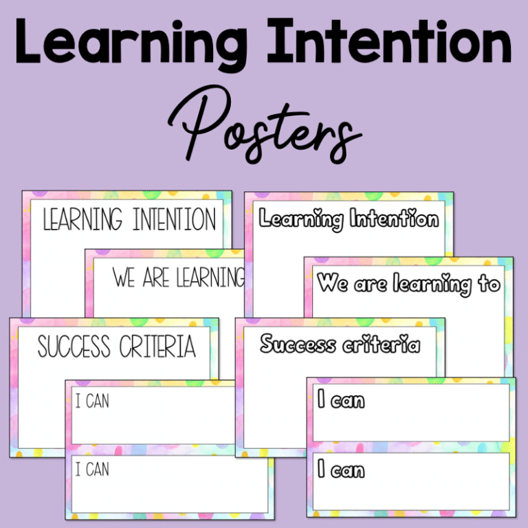 LEARNING WALLS – Teachie Tings – Time-Saving Teacher Resources