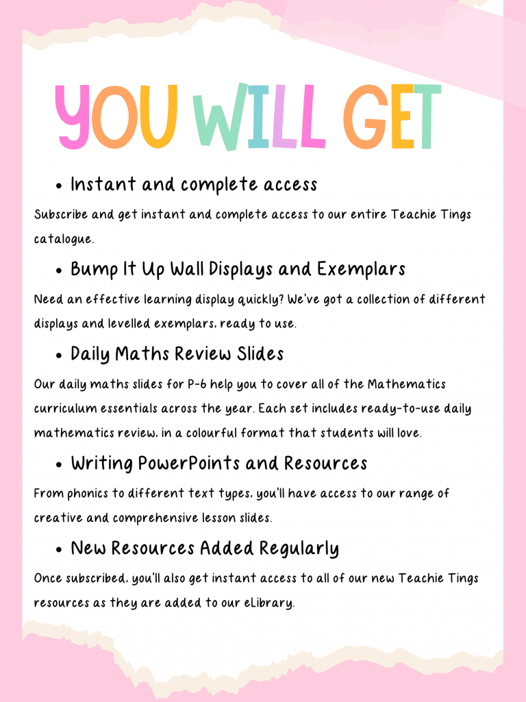 Subscribe to Teachie Tings – Teachie Tings – Time-Saving Teacher Resources