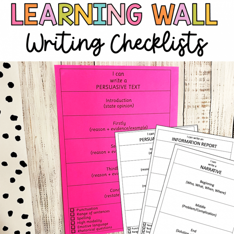 LEARNING WALLS – Teachie Tings – Time-Saving Teacher Resources