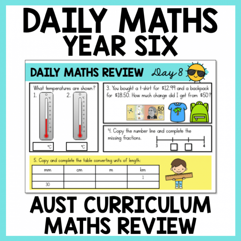 Daily Maths Review Slides – Teachie Tings – Time-Saving Teacher Resources