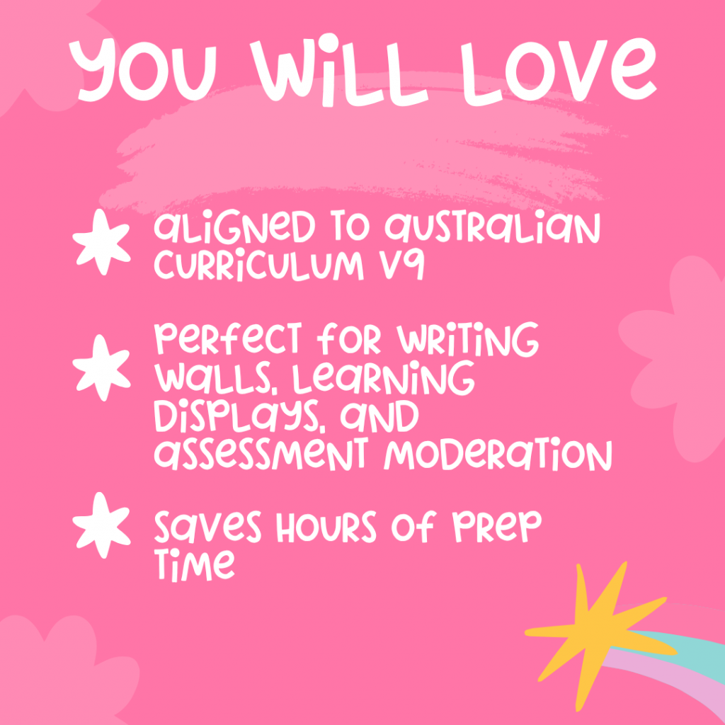 Year 3 Informative Writing Bump It Up Wall | Australian Curriculum v9 ...