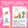 Writing Bump It Up Wall | Student Writing Goals Visual Rubric ...